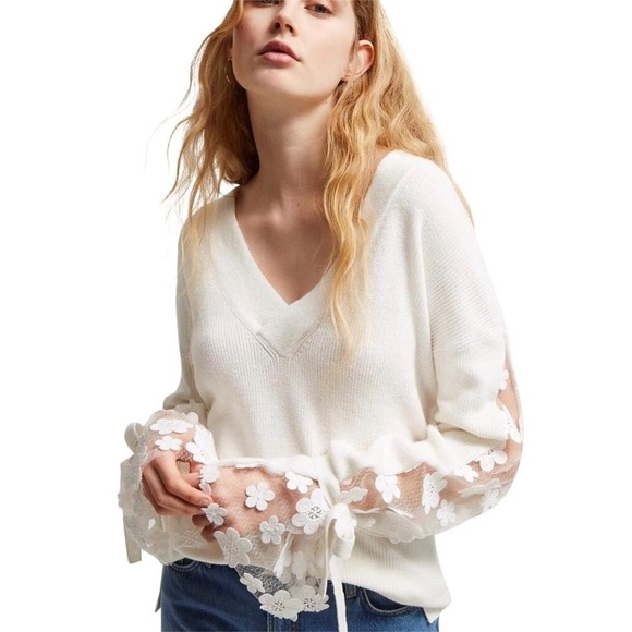 French Connection | Tops | Nwt French Connection Caballo Lace Knit ...